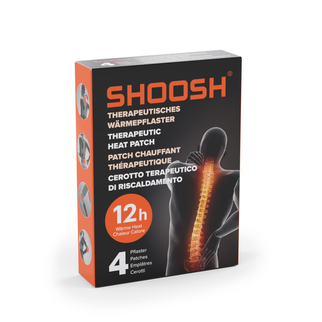 Therapeutisches Wärmepflaster SHOOSH (4 Pflaster pro Box) | SicherSatt