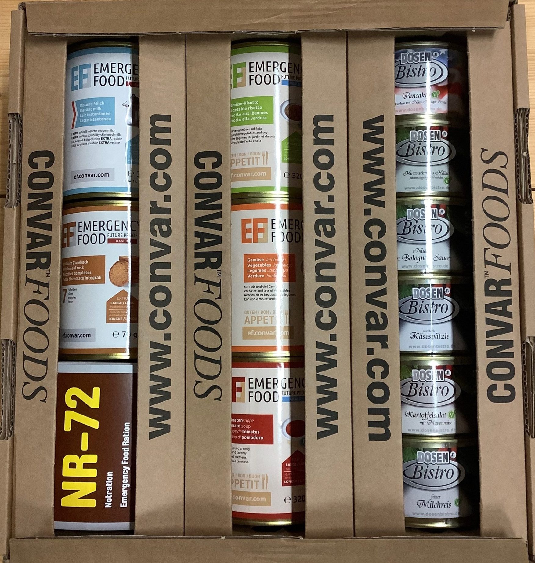 7 Tage FIXFERTIG (Dosen-Fertiggerichte) | SicherSatt