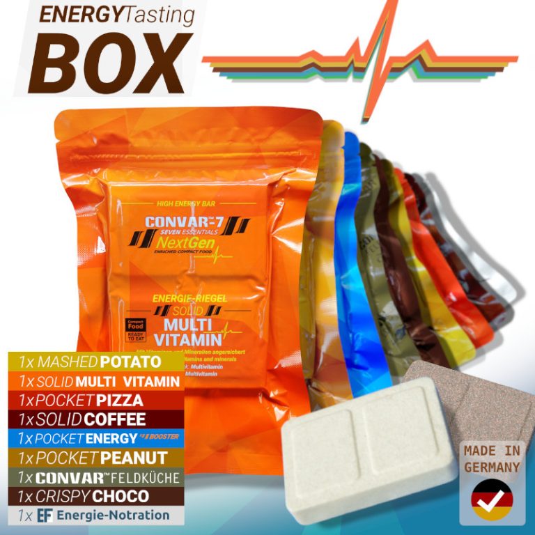 CONVAR-7 NextGen Energy Bar – Tasting Box 3 | SicherSatt